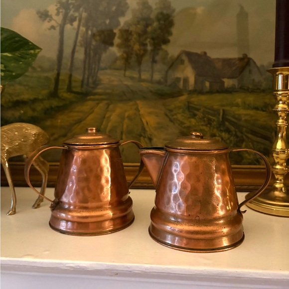gregorian | Kitchen | Vintage Solid Gregorian Copper Hammered Cream ...